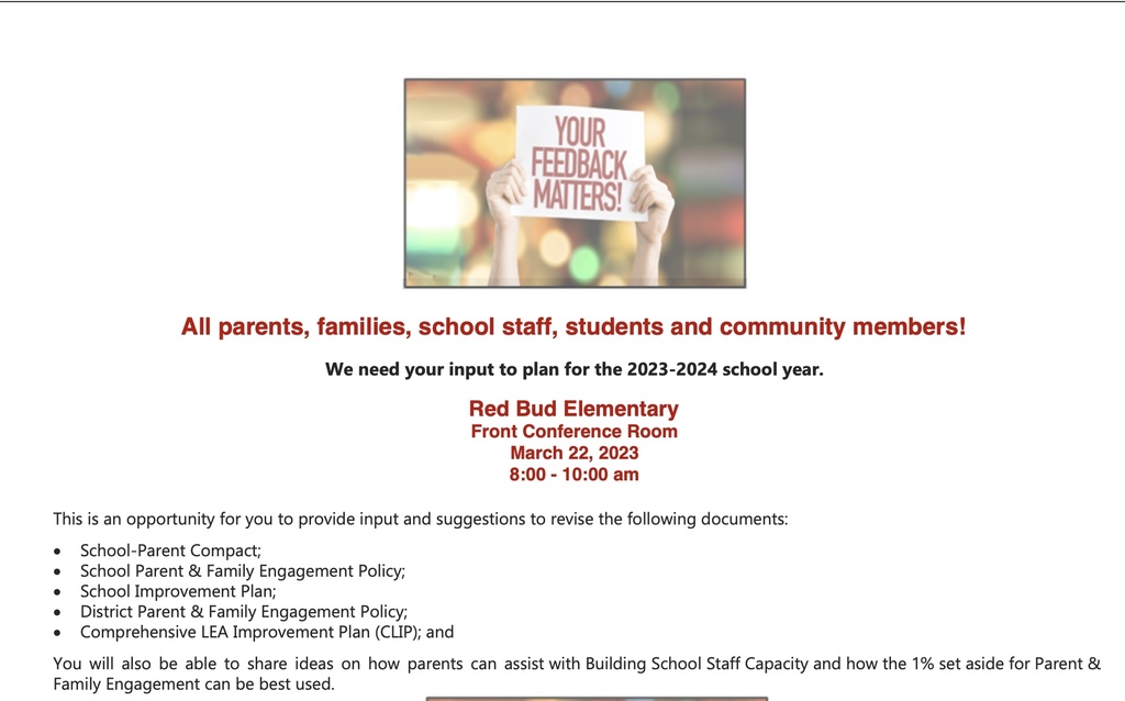 Live Feed | Red Bud Elementary School