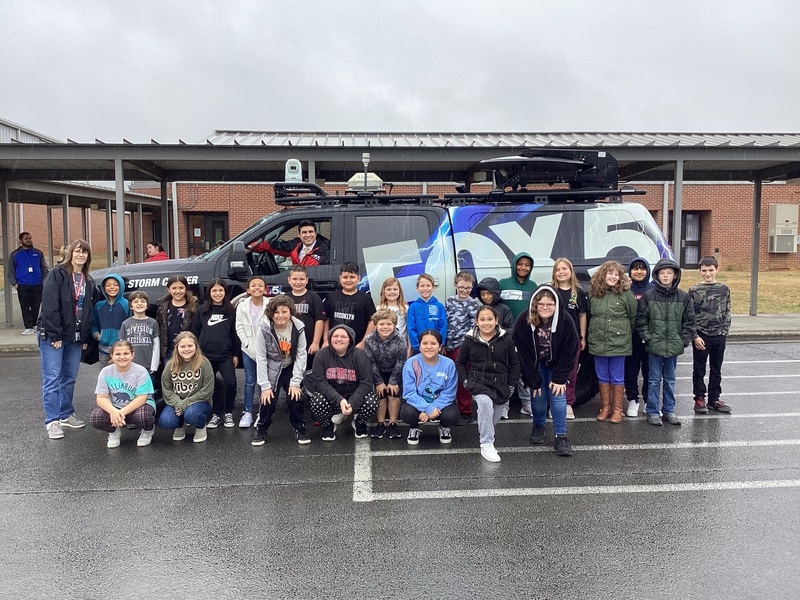 FOX 5 ATLANTA METEOROLOGIST RYAN BEESLEY VISITS TOLBERT ELEMENTARY ...