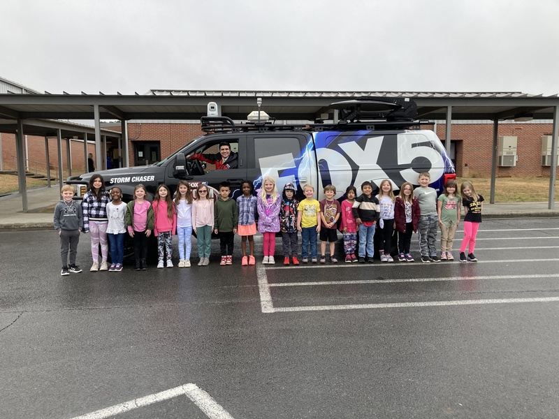 FOX 5 ATLANTA METEOROLOGIST RYAN BEESLEY VISITS TOLBERT ELEMENTARY ...